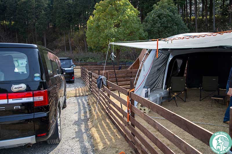 【KONZEかもしかキャンピンヴィレッジ】2023年3月にOPENしたノーリードサイト付きのキャンプ場をブログで解説！│Wan Green